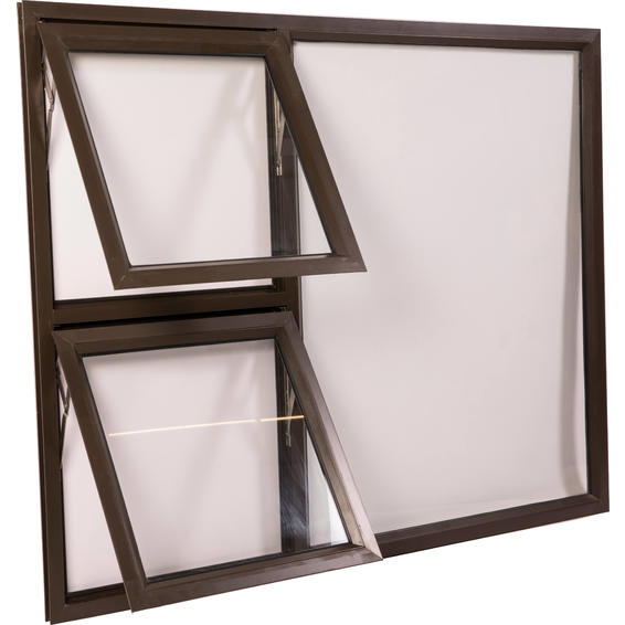 Aluminium window top hung PTT1212 2 vent W1200MM x H1200MM - Mundi ...