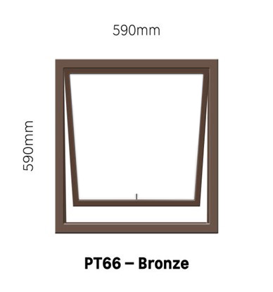 PT 66 Top Hung Aluminium Window - Mundi Aluminium